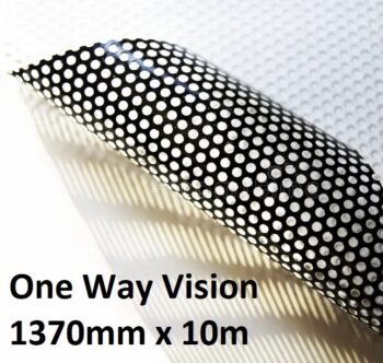 One Way Vision | Contravision perforated vinyl for window graphics