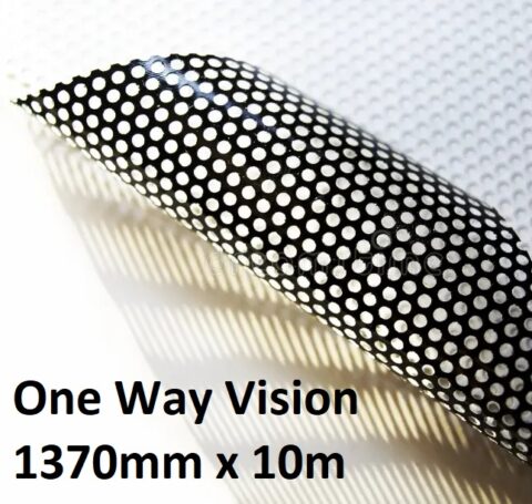 One Way Vision | Contravision perforated vinyl for window graphics